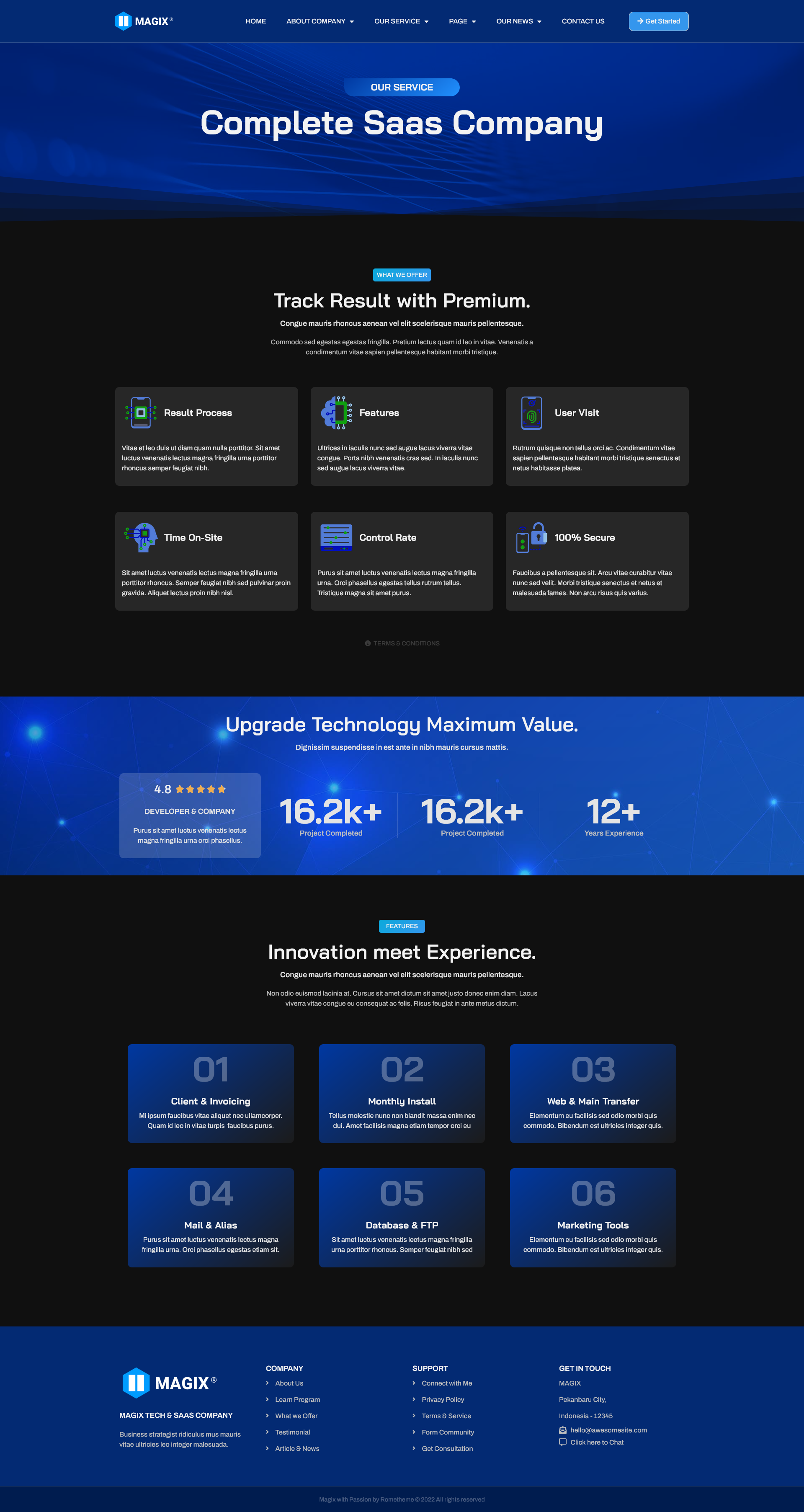 Magix - Saas & Tech Company Elementor Template Kit by Rometheme | ThemeForest